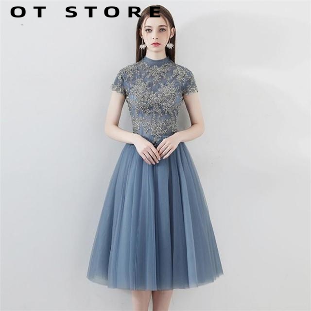 在庫一掃 パーティードレス パーティドレス ドレス 結婚式 ワンピース 半袖 ミディアムドレス 二次会 ウエディングドレス 発表会 お呼ばれ 二次会 披露宴