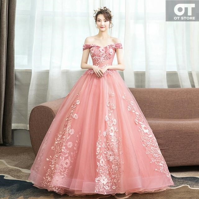 カラードレス 演奏会 ロングドレス 演奏会用ドレス ウエディングドレス 二次会 結婚式 ピアノ 発表会 大きいサイズ パーティードレス 披露宴 コンサート花嫁 9色