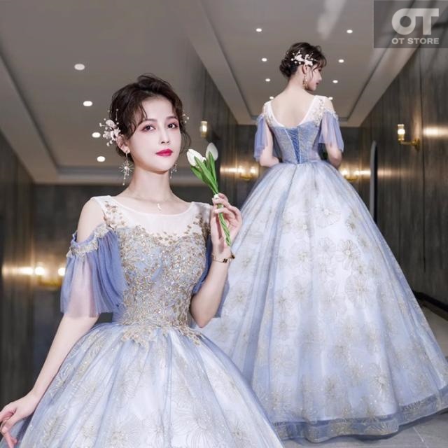 カラードレス ロングドレス 演奏会用ドレス 演奏会 ピアノ 発表会 パーティードレス 二次会 結婚式 花嫁 大きいサイズ ドレス 大人 ステージ衣装 ワンピース 舞台衣装 コンサート花嫁 披露宴 女性