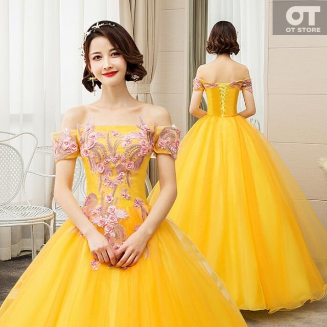 カラードレス 演奏会 ロングドレス 演奏会用ドレス ウエディングドレス 二次会 結婚式 ピアノ 発表会 大きいサイズ パーティードレス 披露宴 コンサート花嫁