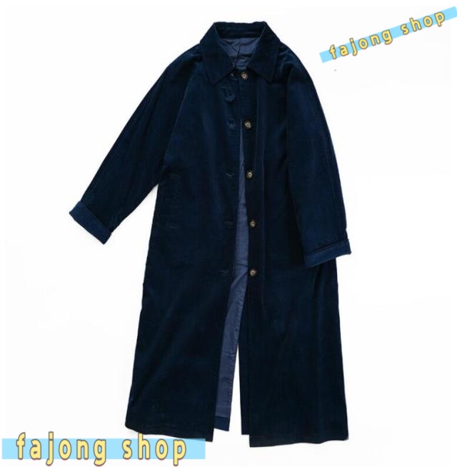 ロングコートコーデュロイコート コーデュロイ マキシ丈アウター レディース春 秋羽織り ライトアウター 通勤 オフィスカジュアル OL 無地 着痩せ カジュアル 長袖