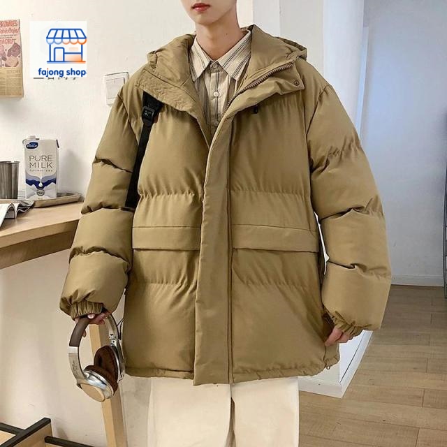 中綿コート おしゃれ メンズ レディース 大きいサイズ フード付き 中綿ジャケット 厚手 暖かい アウター 20代 30代 40代 女性 男性 アウター M L XL 2XL 通勤着 オーバーコート カーキ ホワイト ブラック 中綿 ダウンジャケット ファッション 冬服 コート 長袖 冬ジャケット