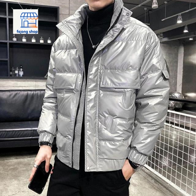 2023 ダウンジャケット 光沢 メンズ おしゃれ 暖かい レギュラー丈 ダウンケット 男性着 20代 30代 40代 コート 通勤 無地 厚手 軽量 オーバーコート ファッション 大きいサイズ M L XL 2XL 3XL アウター ブラック グレー ダウンコート 冬服 洗濯自宅 80%ダウン ジャケット