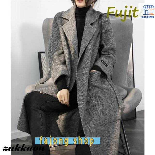 カシミヤコート レディース スーパーロングコート コート 冬 通勤 ロング丈 チェスターコート カシミヤ スプリング トレンチコート