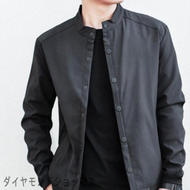 ビジネスコート メンズ 春秋　メンズ無地 合わせやすい メンズアウター　メンズ　ジャンパー 30代40代 50代 60代