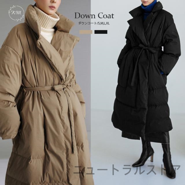ダウンジャケット ダウンコート レディース ダウン コート ロングコート ロング モードコート アウター 大きいサイズ 暖かい ロングダウンコート ドレス フォーマル デイリー 普段使い お呼ばれ 敬老の日 プレゼント