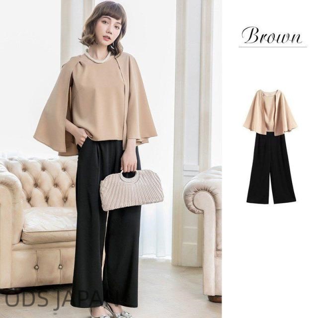 パンツスーツ コンビネゾン セットアップ パンツドレス パンツ フォーマルドレス お呼ばれ セレモニースーツ 結婚式二次会 レディース 披露宴 母の日 プレゼント