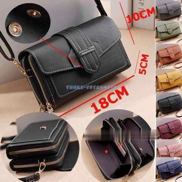ショルダーバッグ レディースポシェット ミニバッグ スマホポシェット レザーバッグ 斜めがけ お財布ポシェット ウォレットかわいい 携帯 スマホバッグ