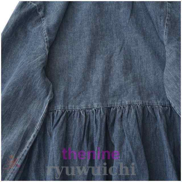 キャミワンピース ロング丈 レース 刺繍 ギャザー 切替 ワンピース