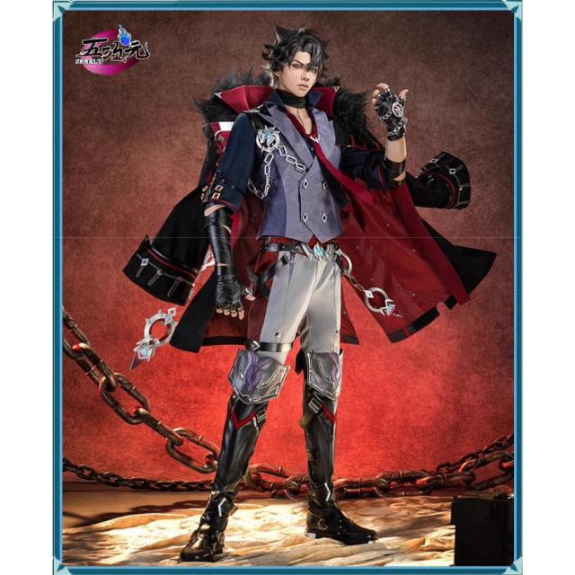 猫屋小舗　原神　コスプレ　リオセスリ　衣装　※ウィッグ　鞋　グローブ　追加可