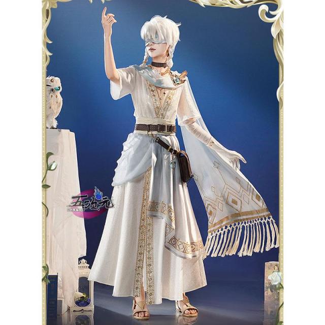 三分妄想　第五人格　IdentityV　コスプレ　占い師　ホワイト　衣装　 ※ウィッグ　靴　追加可