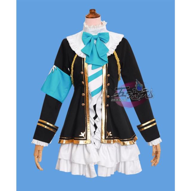 五次元　ウマ娘　メジロマックイーン　勝負服　コスプレ 衣装　※ウィッグ　靴　追加可