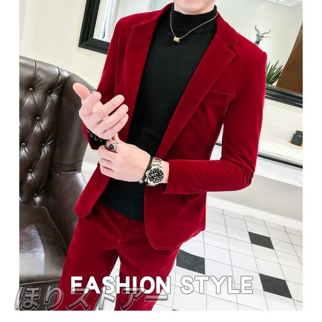 2021 ビジネススーツ メンズ スーツ 2ピース  カジュアルスーツ 通勤 春 夏 秋 冬