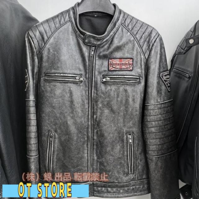 新品 本革 牛革 ライダースジャケット 本皮 レザージャケット ライダース 革ジャン レザー