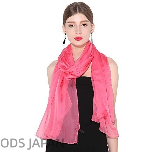 シルクスカーフ ストール レディース 大判 紫外線防止 羽織物 薄手 結婚式 彼女 誕生日 プレゼント