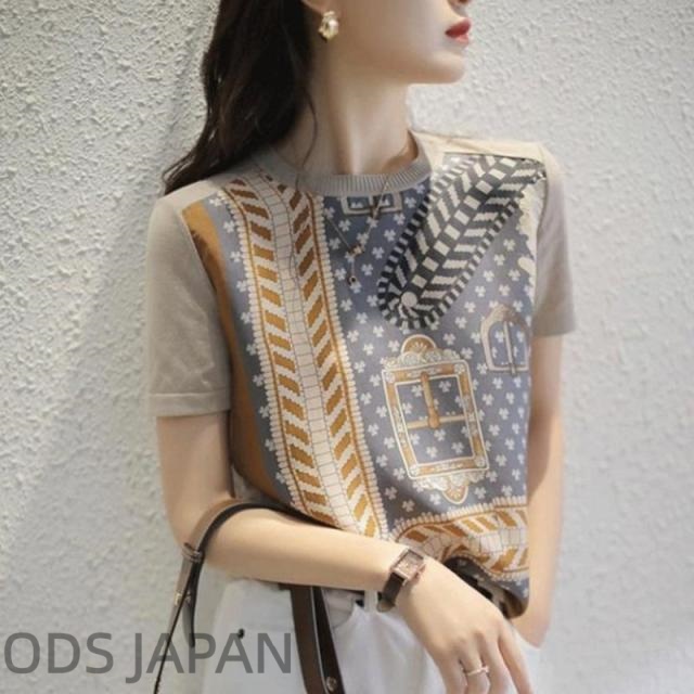 ブラウス レディース 半袖シフォン オフィス 切り替え 夏服40代 トップス Tシャツ きれいめ おしゃれ 大きいサイズ ゆったり 着痩せ 通勤 新品