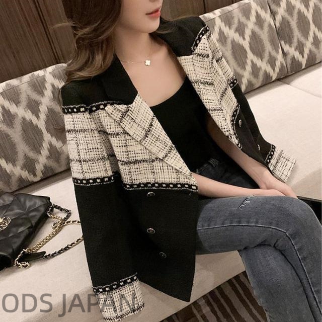 チェスターコート レディース 秋冬 40代 チェスターコート ツイード ショット丈スーツジャケット ラシャオーバー 韓国風 アウター 通勤 着痩せ オシャレ 大人