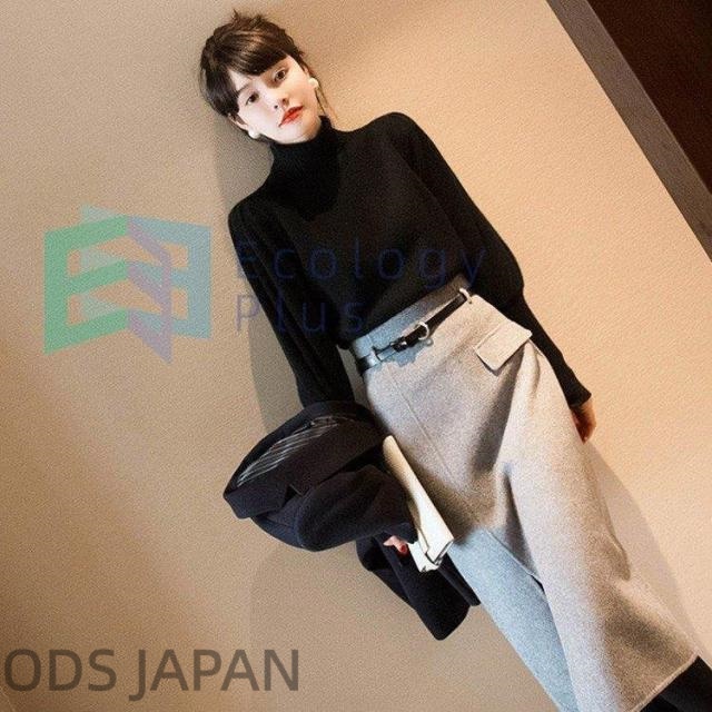 ワンピース レディース 40代 秋冬 きれいめ ワンピース 長袖 ニットトップス タイトスカート 結婚式ドレス 通勤 着痩せ オシャレ 上品入学式 卒業式