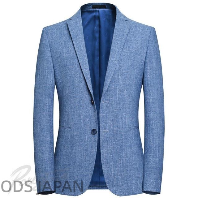 夏　サマージャケット メンズ ブレザー 夏 テーラード 紳士服 スーツジャケット スリム クールビズ オシャレ 韓国風