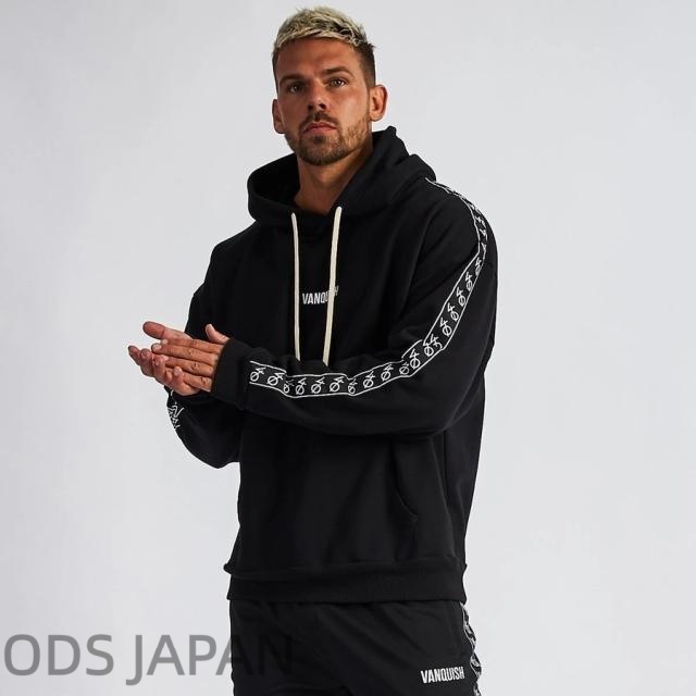 秋冬 パーカー メンズ 長袖 フード付き ジムウェア トレーニング フィットネス ストレッチ スポーツ カジュアル 無地 運動トップス ゆったり 彼氏 父の日