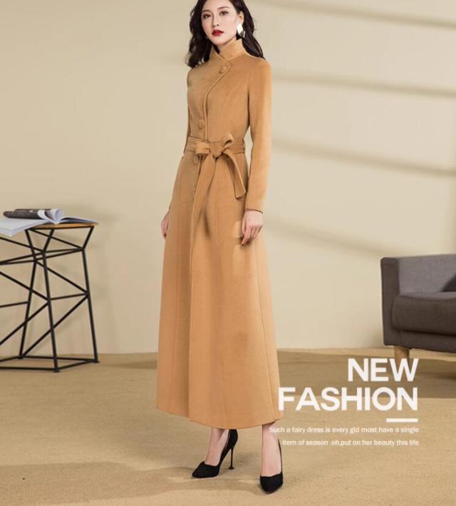 超ロングコート レディース チェスターコートトレンチ コート マキシ丈 チェスターコート ガウンコート ロング 大きいサイズ ロング丈 アウター 厚手 通勤 アウター