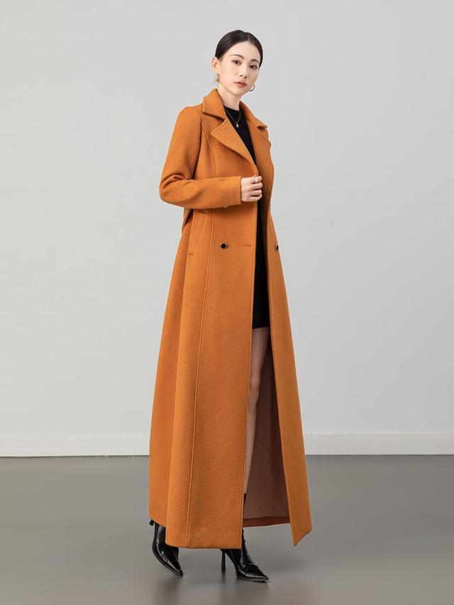 超ロングコート レディース チェスターコートトレンチ コート マキシ丈