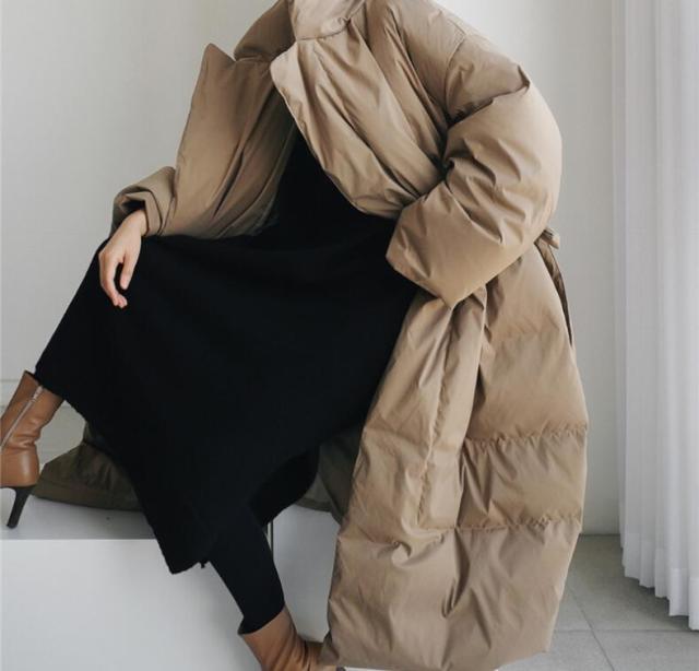 超ロングコートロング丈 防寒 中綿コート ガウンコート レディース 冬服 膝下丈で保温性抜群 暖かい 超ロングコート 暖かい 綿入れ 軽量 秋 冬