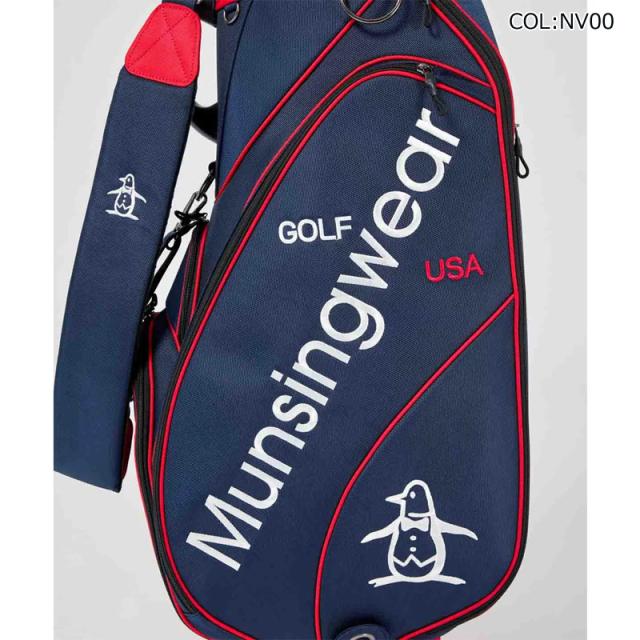 マンシングウェア Munsingwear MG5FCB02M 9.5型(3.9kg) 47インチ対応 キャディバッグ カート型 ゴルフバッグ