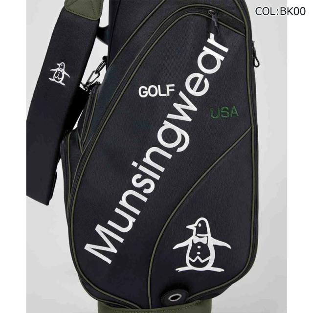 マンシングウェア Munsingwear MG5FCB02M 9.5型(3.9kg) 47インチ対応 キャディバッグ カート型 ゴルフバッグ