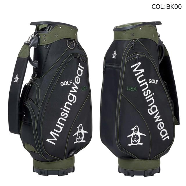 マンシングウェア Munsingwear MG5FCB02M 9.5型(3.9kg) 47インチ対応 キャディバッグ カート型 ゴルフバッグ