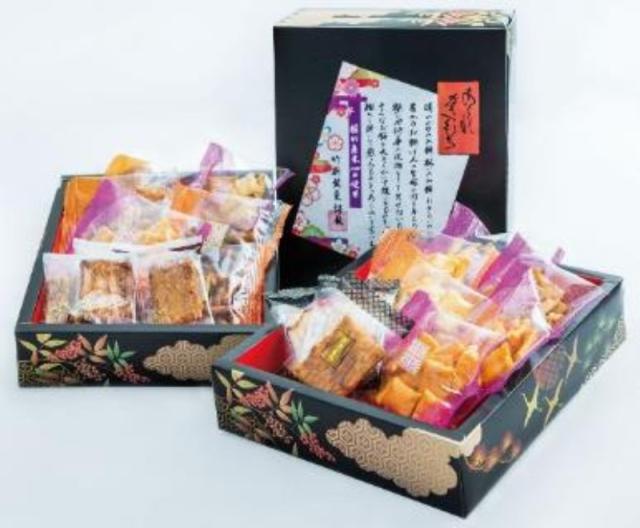 お歳暮期間限定販売 竹新製菓　蒔絵箱 TKN-15×12 【送料無料】(北海道・沖縄・離島は別途)