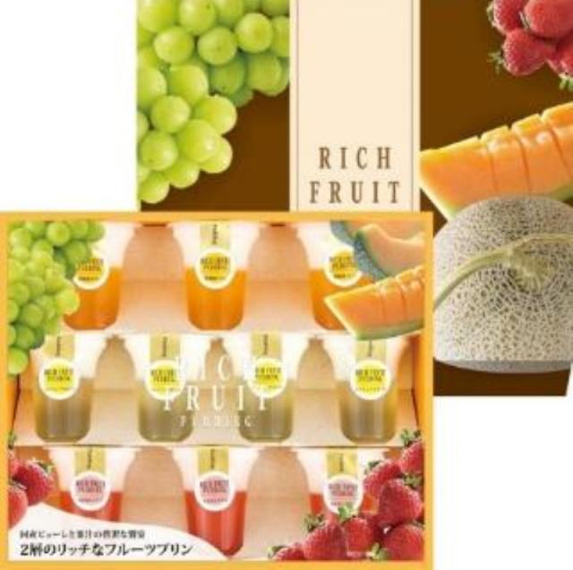 お歳暮期間限定販売 堂島ジョワイユ リッチフルーツプリンギフト DAN-30×6 【送料無料】(北海道・沖縄・離島は別途)