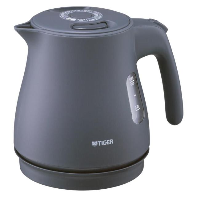 タイガー 蒸気レス電気ケトル800ml ナイトブラックcmCV-A080KN 【送料無料】(一部地域別途)