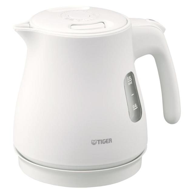 タイガー 蒸気レス電気ケトル800ml マットホワイトcmCV-A080WM 【送料無料】(一部地域別途)