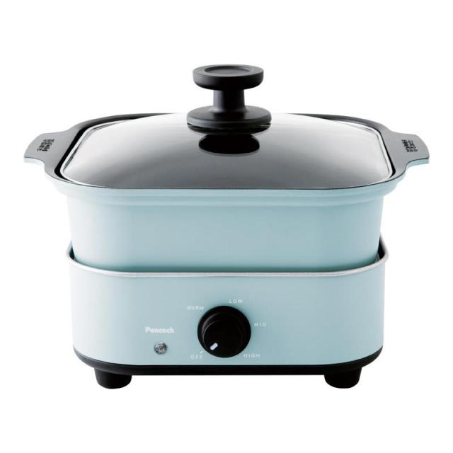 ピーコック魔法瓶 コンパクトグリル鍋 WGV-A60 【送料無料】(一部地域別途)