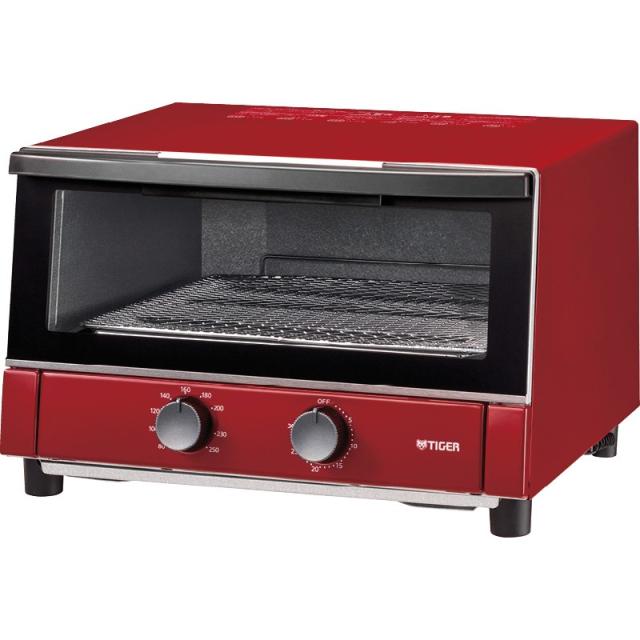 タイガー魔法瓶 オーブントースター レッド KAM-S132R 御祝.お返し,引出物,記念品などのご用途にも好適