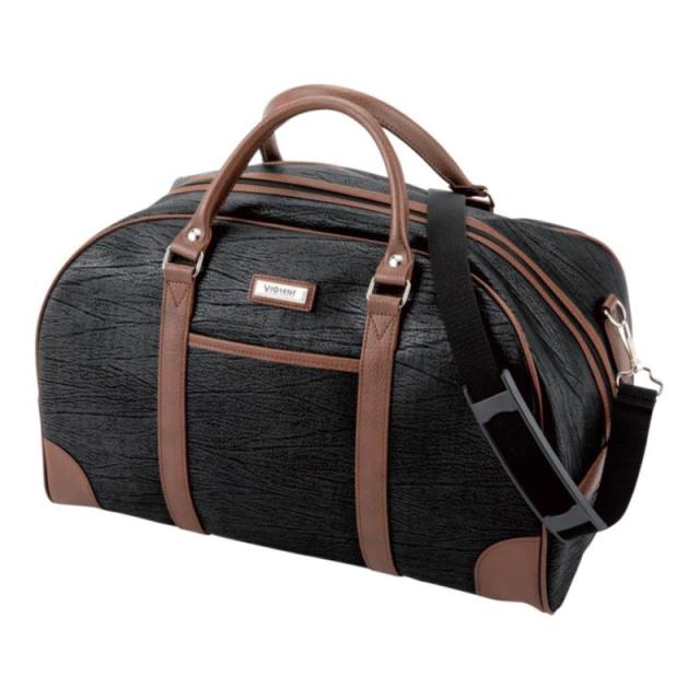 日本製 ヴィオレント トラベル ボストンバッグ A/ﾌﾞﾗｯｸ 2091K