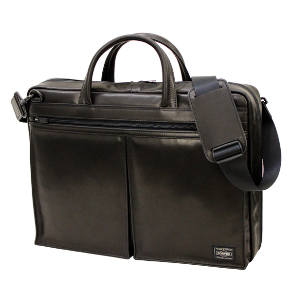 ポーター アメイズ 2WAYブリーフケース 022-03786 10 ブラック PORTER 吉田カバン 2WAY ブリーフケース ビジネスバッグ AMAZE レザー 通勤 日本製 A4サイズ