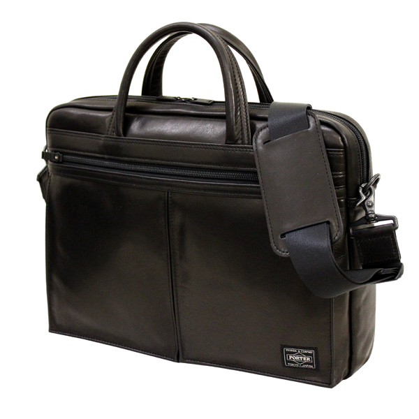 ポーター アメイズ 2WAYブリーフケース 022-03787 10 ブラック PORTER 吉田カバン 2WAY ブリーフケース ビジネスバッグ AMAZE レザー 通勤 日本製 A4サイズ