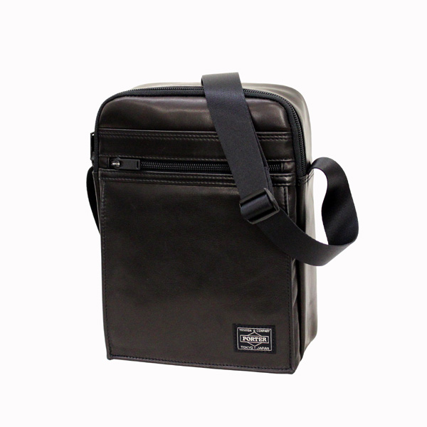 ポーター アメイズ ショルダーバッグ 022-03793 10 ブラック PORTER 吉田カバン ショルダーバッグ AMAZE レザー ギフト プレゼント 日本製 小さめ 斜めがけ 縦型