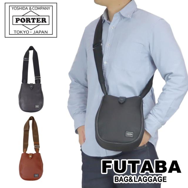 ポーター シスコ ショルダーバッグ(L) 120-03307 10 ブラック PORTER 吉田カバン ショルダーバッグ CISCO レザー 日本製 A6サイズ 縦型 小さめ 斜めがけ