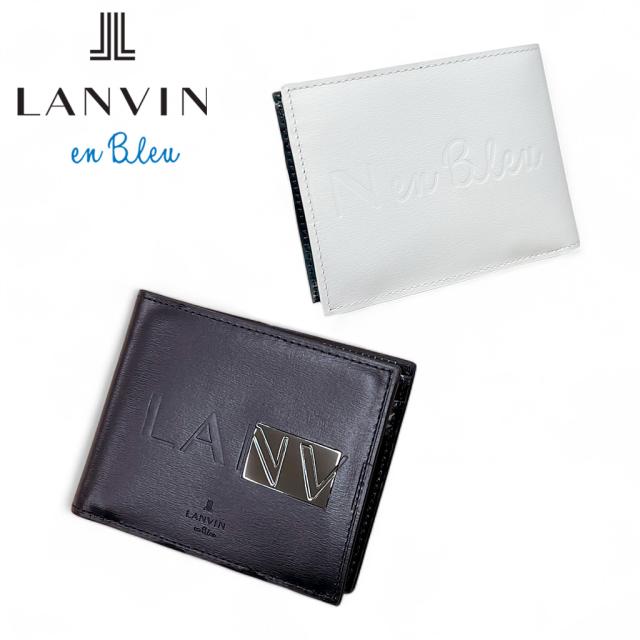 ランバンオンブルー ディアブロ 二つ折り財布 メンズ レディース レザー 本革 519603 LANVIN en Bleu Diablo ウォレット ブランド カジュアル 大人 ギフト プレゼント