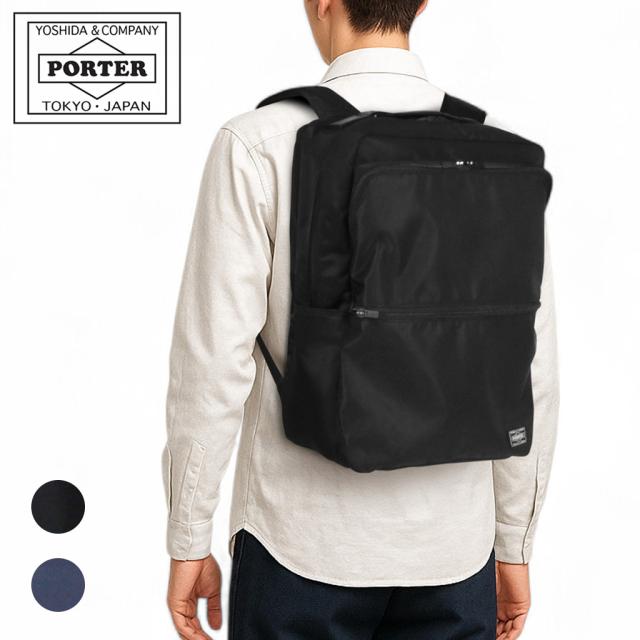 ポーター タイム デイパック 655-06169 10 ブラック PORTER 吉田カバン ビジネスリュック TIME ナイロン 通勤 日本製 B4サイズ 15インチ ビジネス PC収納 ブランド シンプル