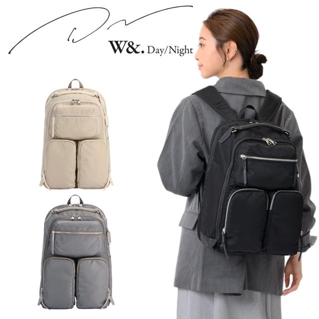 ダブルアンドデイナイト ミュッケ オーガナイズドリュック リュックサック 15576 W&.Day/Night Mycket Organized Ruck 女性 レディース PC収納 撥水 おしゃれ 大人 ビジネス ブランド ギフト プレゼント