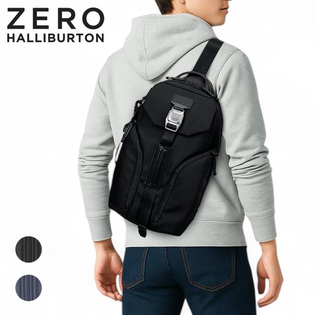 ゼロハリバートン ZLM ボディバッグ ZERO HALLIBURTON ZLM Large Sling Bag With Flap 81515 メンズ ラージスリングバッグウィズフラップ ショルダーバッグ 7L B5サイズ デイリー 旅行 ギフト ブランド