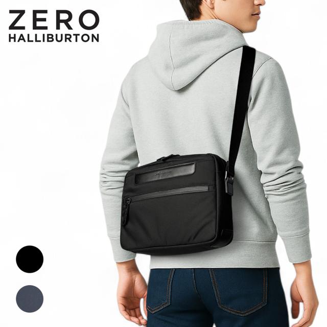 ゼロハリバートン サイファークワイエット ショルダーバッグ ZERO HALLIBURTON CIPHER QUIET Horizontal Shoulder Bag 81531 メンズ 5L A5サイズ 10.1インチPC デイリー ビジネス 旅行