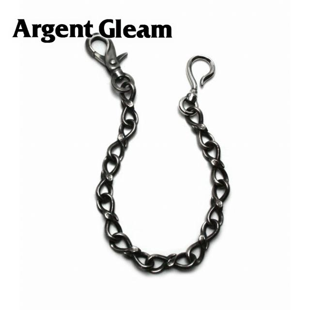 ArgentGleam アージェントグリーム シルバー925 ウォレットチェーン Infinity Snake Walletchain AC-298 ブランド ARGENT GLEAM スネークチェーン