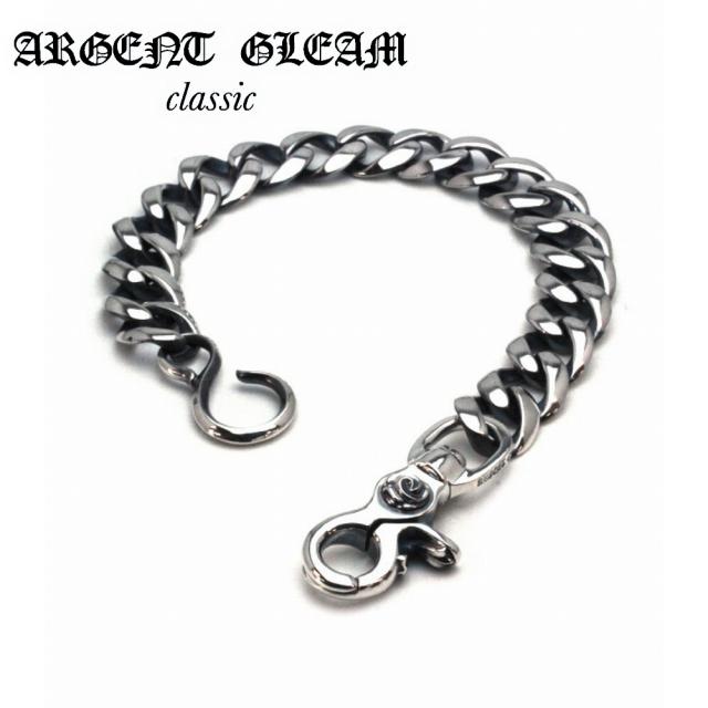 ArgentGleam Classic アージェントグリームクラシック シルバー925 ウォレットチェーン Wide TYPE2 Clip AGC-189 ブランド ARGENT GLEAM スイベル