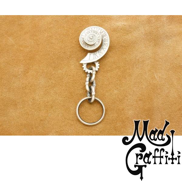 Mad Graffiti マッドグラフィティ アブソリュート ボルテックスSキーチェーン ブラックキーチェーン キーリング キーホルダー ホルダー シルバー925