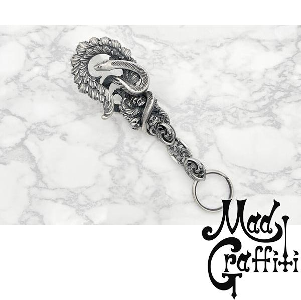 Mad Graffiti マッドグラフィティ プロビデンス M キーチェーンキーチェーン キーリング キーホルダー ホルダー シルバー925 鍵 フック ぶら下げ 収納